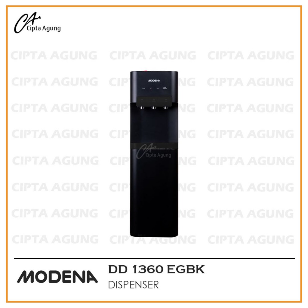 Jual DISPENSER GALON BAWAH MODENA DD-1360EGBK / DD 1360 EGBK | Shopee ...