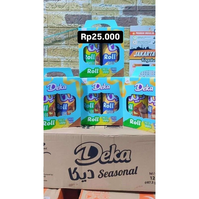 Jual Deka wafer roll gift box isi 2 / hampers idul fitri | Shopee Indonesia