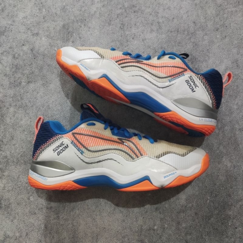 Jual sepatu badminton Lining Sonic boom EG 3.0 second original | Shopee ...