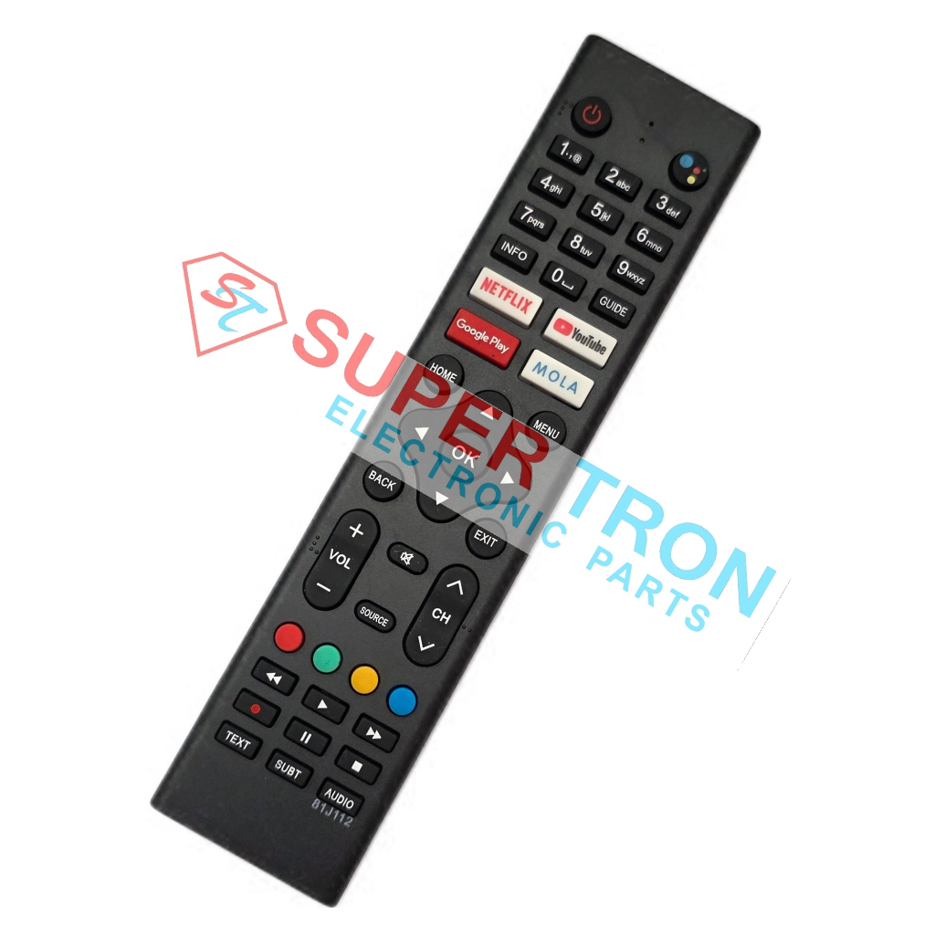 Jual Remote TV Polytron Android Smart LED 81J112 | Shopee Indonesia