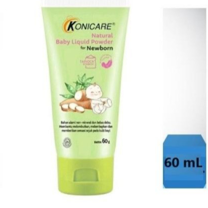 Jual KONICARE Natural Baby Liquid Powder Tube Isi 60 G | Shopee Indonesia