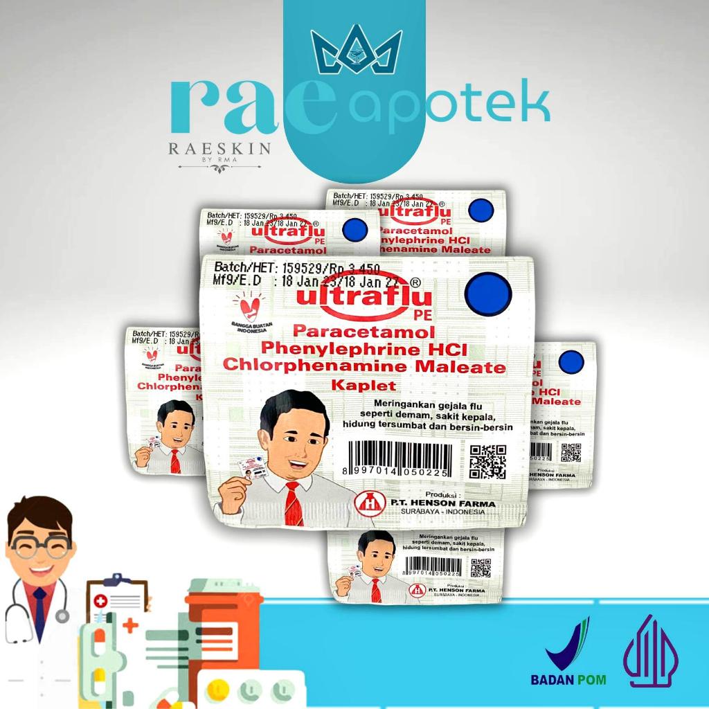Jual Ultraflu PE 4 Tablet - Obat Flu Demam Sakit Kepala dan Hidung ...