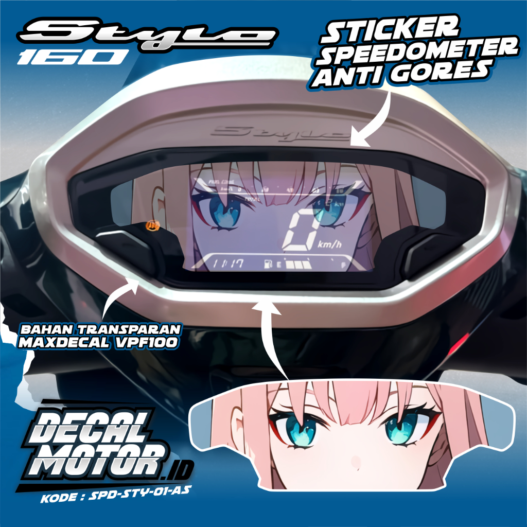 Jual Stiker Antigores Speedometer Transparan / Aksesoris Motor STYLO ...
