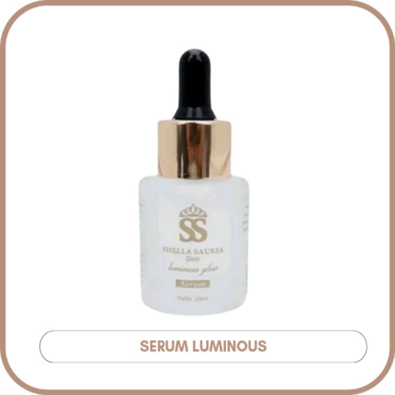 Jual SS SKIN Serum SS 20ml Luminous Glow Ssskin Serum by Shella Saukia ...