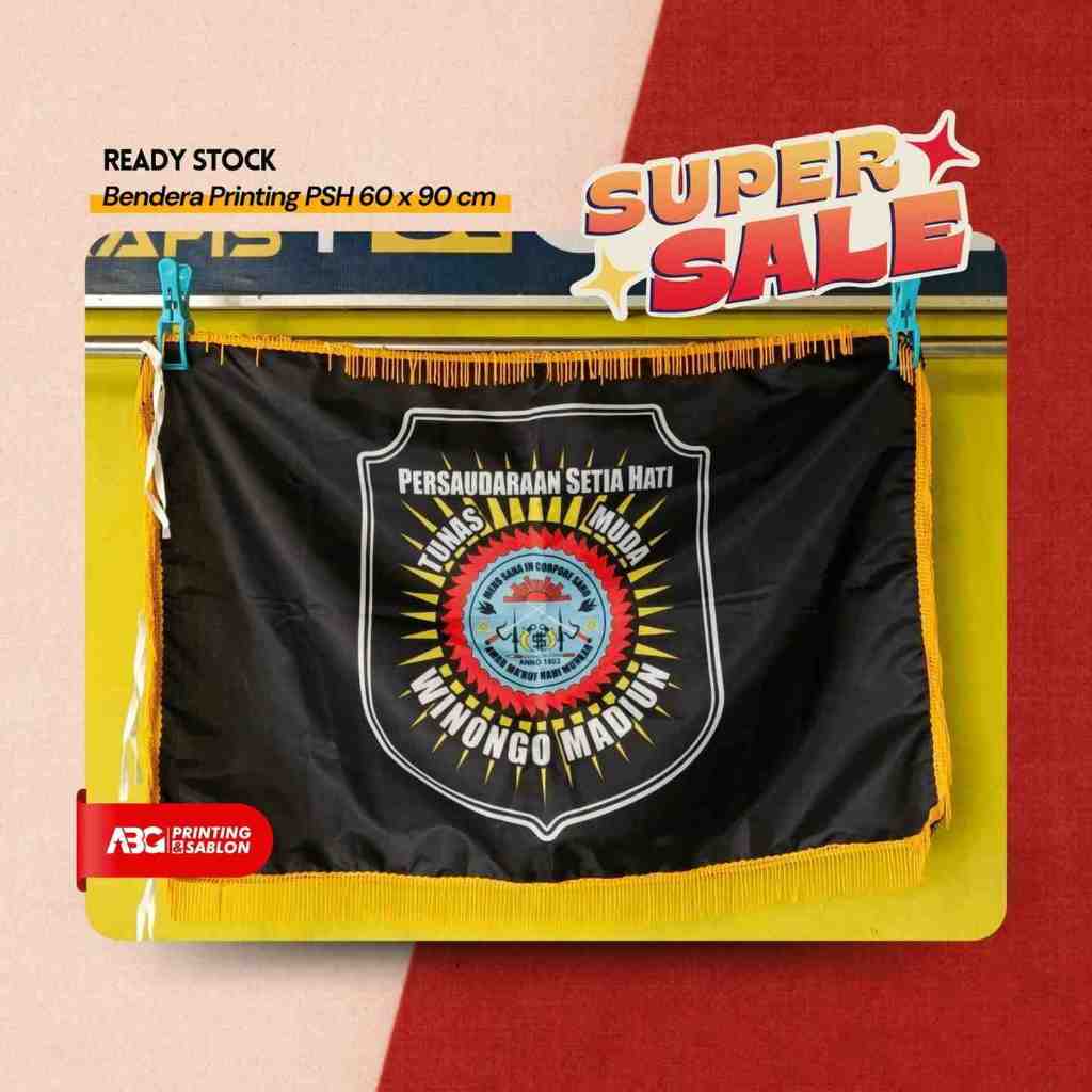 Jual Bendera Printing PSH Winongo Madiun Ukuran 60 cm x 90 cm | Shopee ...