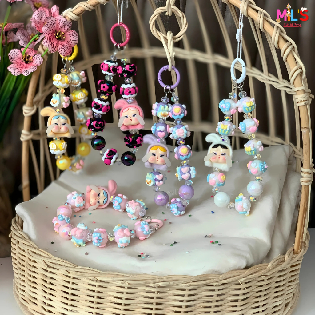 Jual [CUTE MIL'S] STRAP HP CRY BABY POPMART LABUBU RABBIT BULU PREMIUM ...