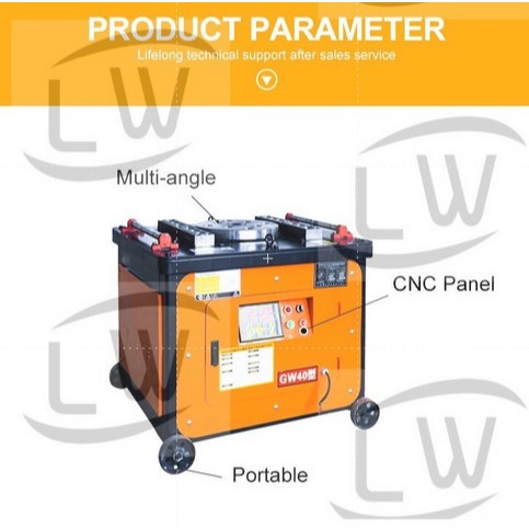 Jual MESIN BENDING PEMBENGKOK BESI BAJA / MACHINE BAR BENDER GW40 CNC ...