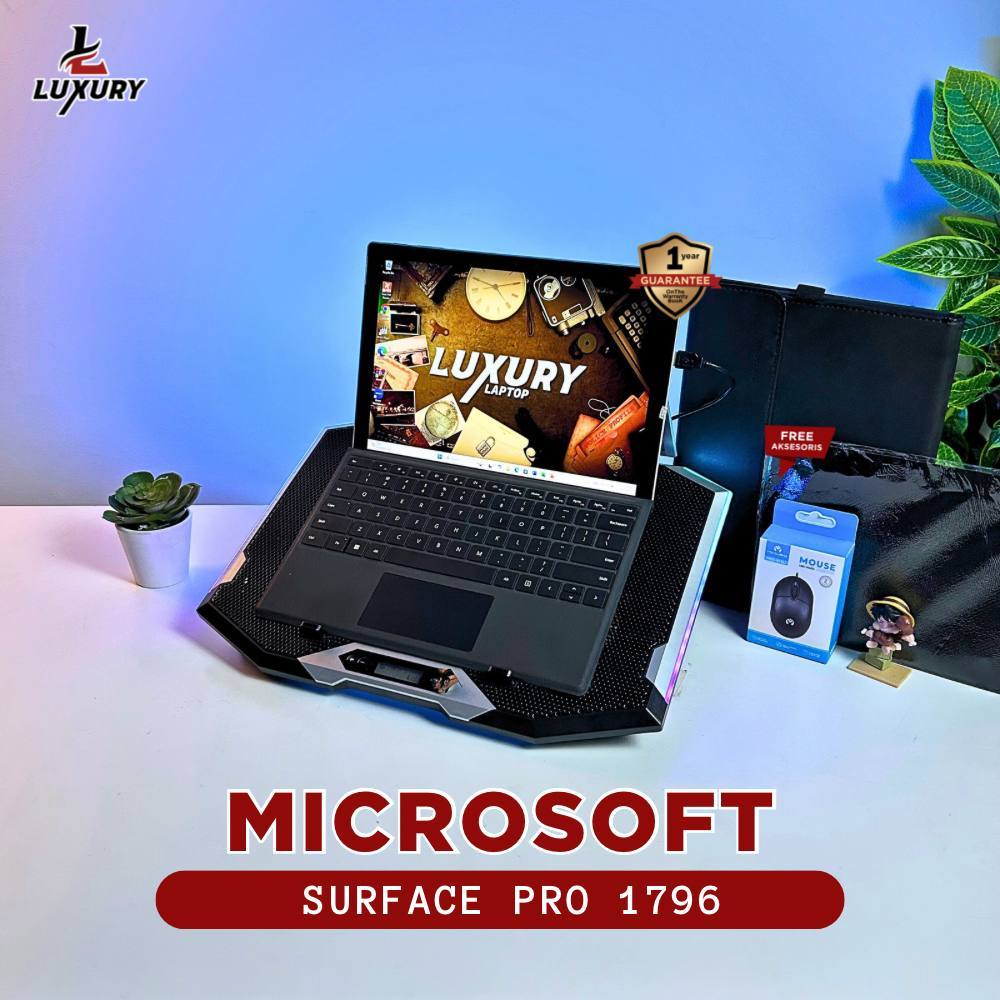 Jual LAPTOP MICROSOFT SURFACE PRO 1796 SLIM CORE I7 SSD RAM DDR4 LAYAR ...