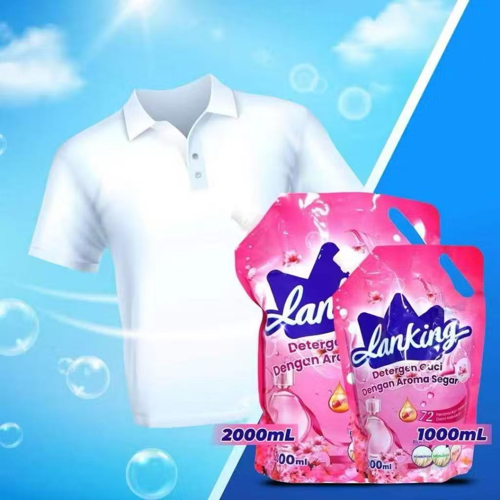 Jual Lanking Detergent Cair Laundry Liquid Detergent 1000ml / 2000ml ...
