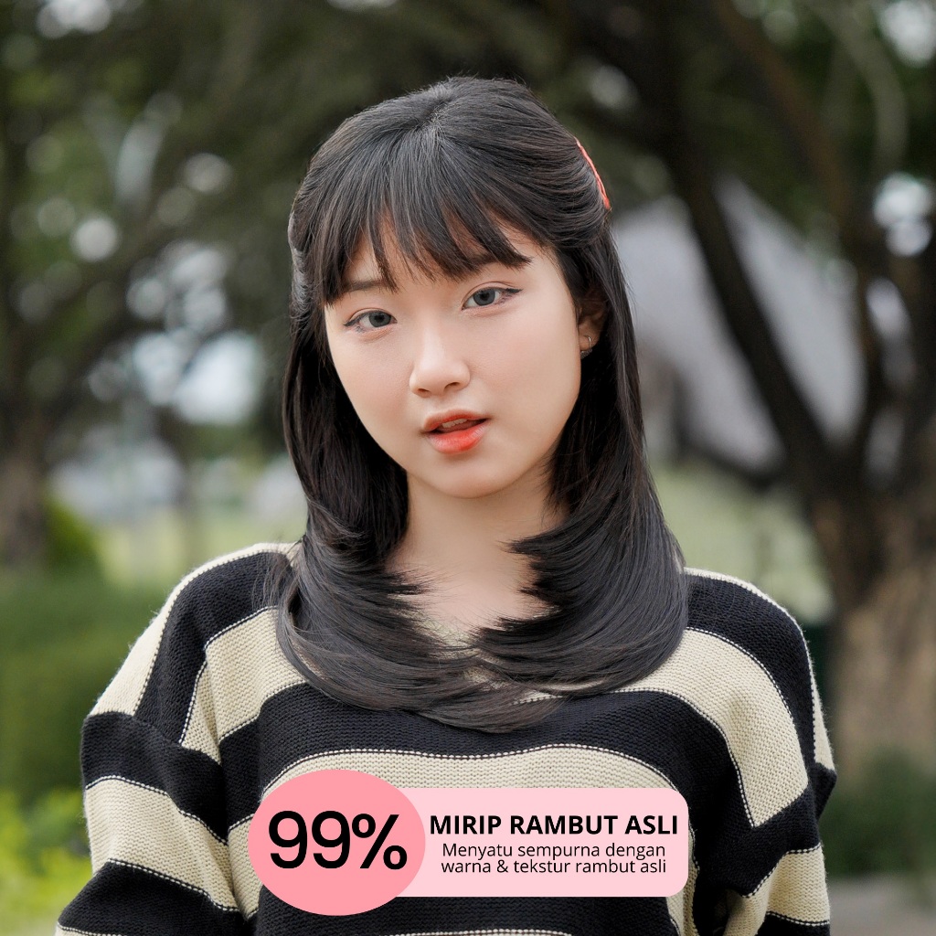 Jual NEU SHE MEDIUM LAYER – Hairclip rambut lurus potongan layer ...
