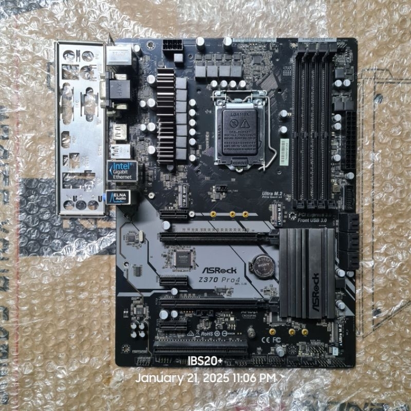 Jual MAINBOARD ASROCK Z370 PRO 4 DDR4 ATX SUPPORT GEN 8 & 9 LGA 1151 V2 ...