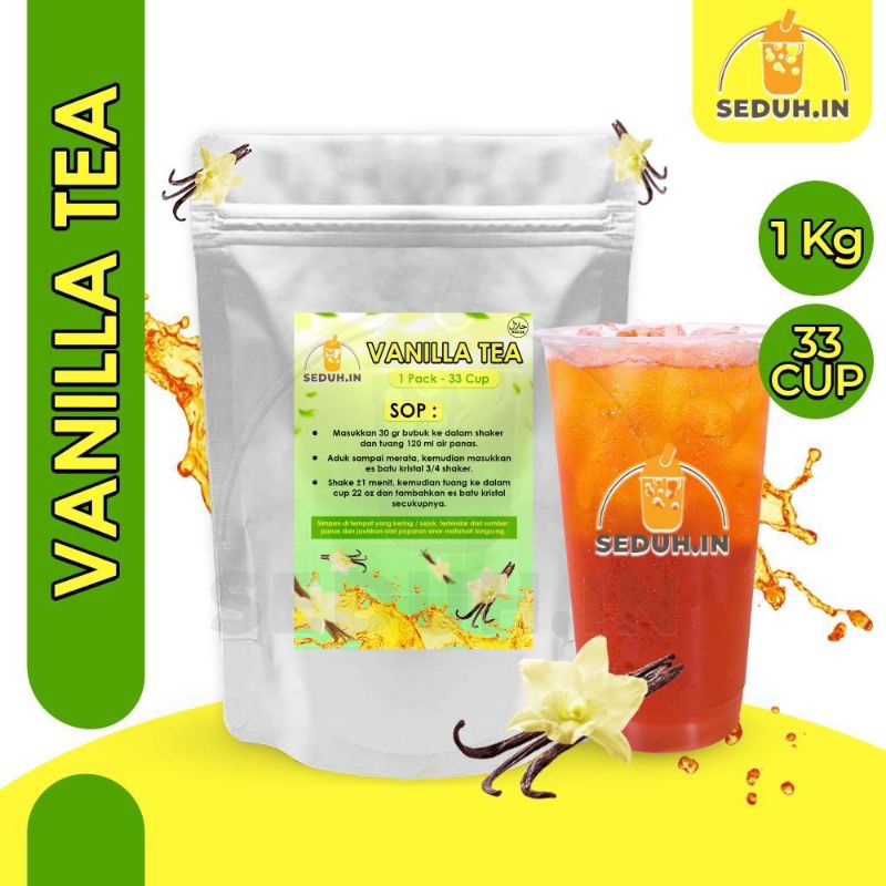 Jual Minuman Original Teh - Vanilla tea 1KG / Minuman bubuk instan ...