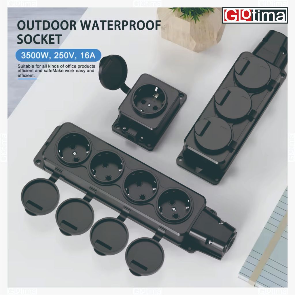 Jual Stop Kontak Terminal Colokan Listrik Outdoor Outbow Anti Air ...