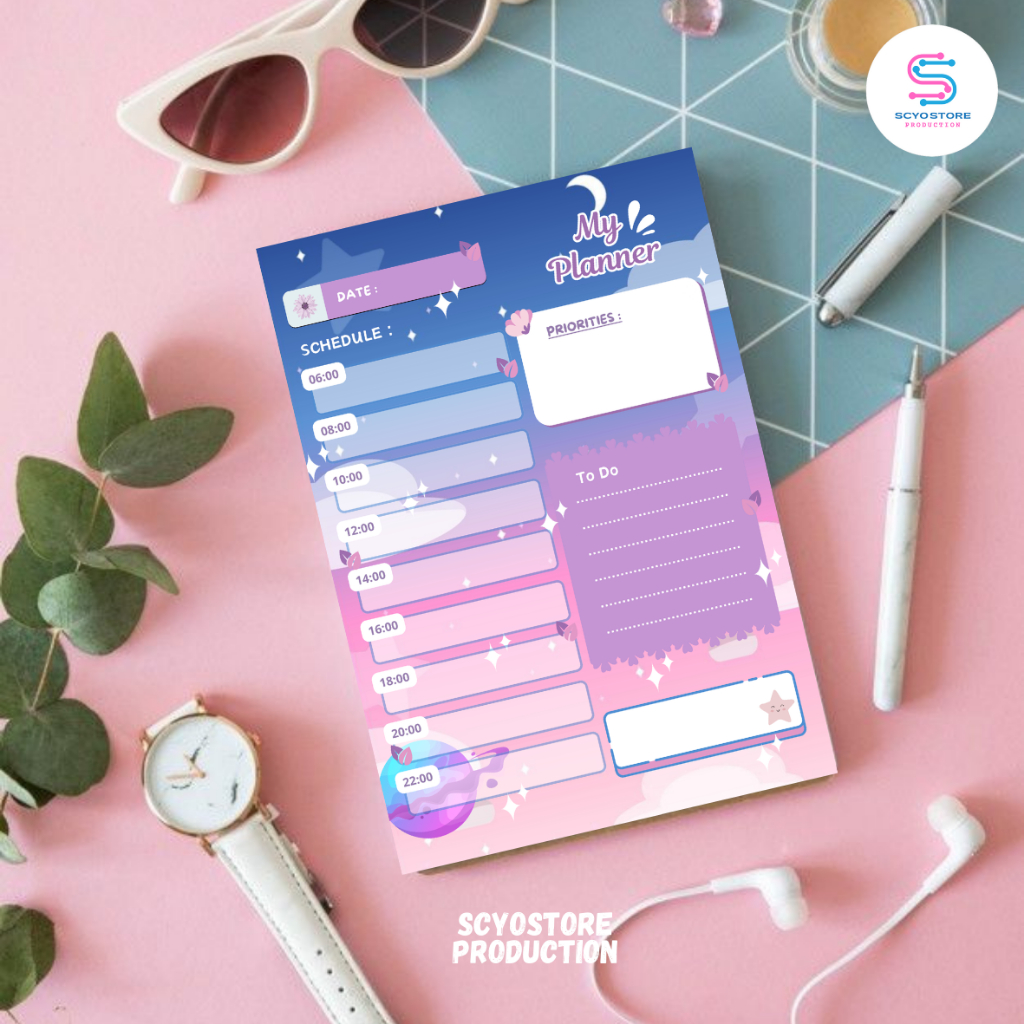 Jual Starry Clouds Notebook A6 Buku Diary Aesthetic Mini Notepad ...