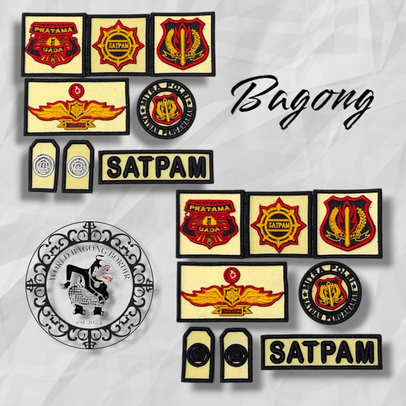 Jual LOGO SATPAM TIMBUL 3D (COSTUM NAMA) | Shopee Indonesia