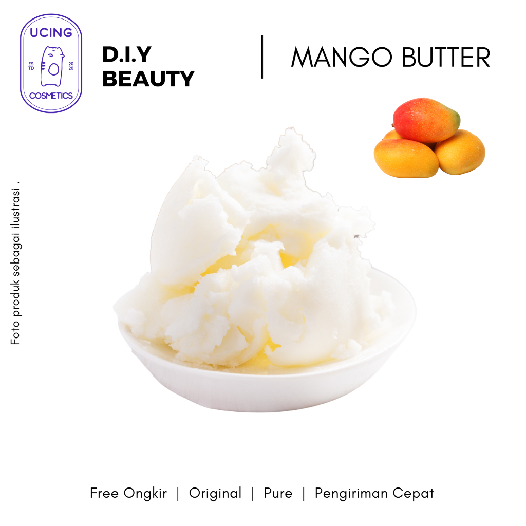 Jual Mango Butter Cosmetic Grade Mangifera Indica Seed Butter 100 gr ...