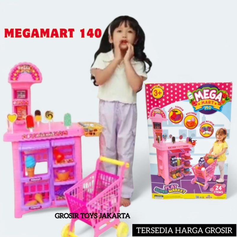 Jual TERSEDIA HARGA GROSIR Mainan Anak MEGAMART 140 Mainan Supermarket ...