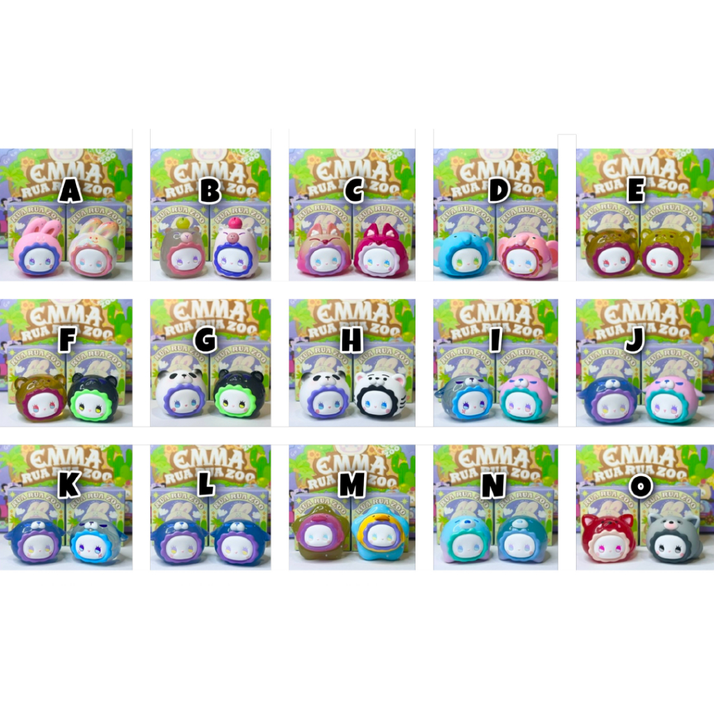 Jual ( SELECTED - Bundle Couple Set ) EMMA RUA RUA ZOO Series Small ...