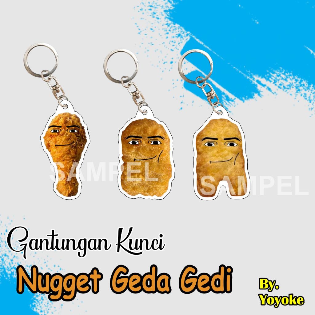 Jual Ganci Geda Gedi Geda Gedago Gantungan Kunci Gedagedi Mewing Dua ...
