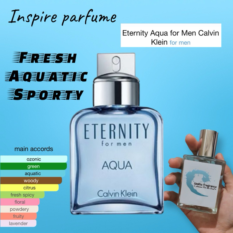 Jual ETER AQUA MAN CeK Inspire parfume UmRie Fragrance [HQ] Fresh Soft ...