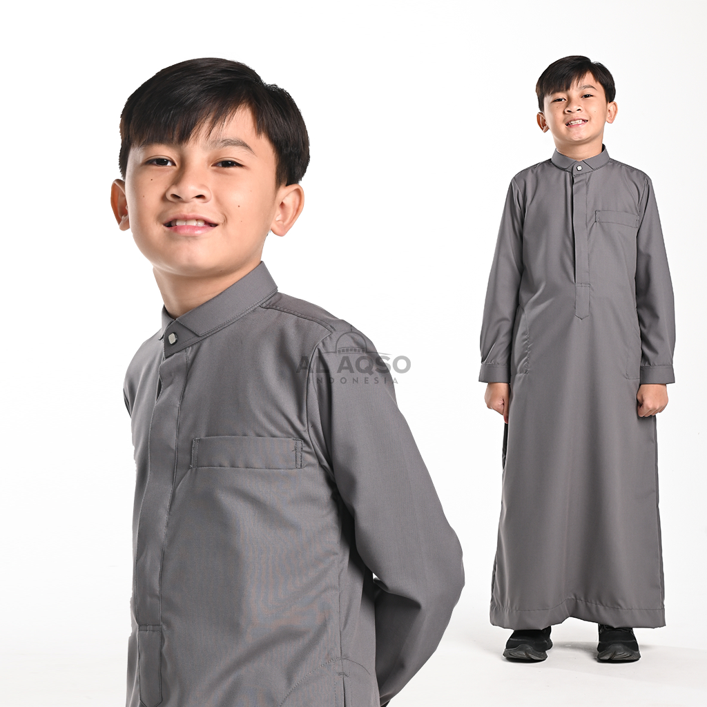 Jual Al Aqso | Tencel Jubah Anak Thobe Gamis Pria Muslim Anak Premium ...