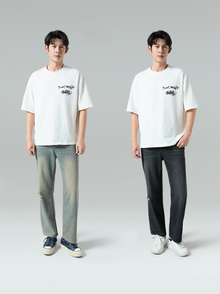 Jual Celana Jeans Pria Robek/Ripped Jeans/Ripped Denim/Hitam/Biru ...