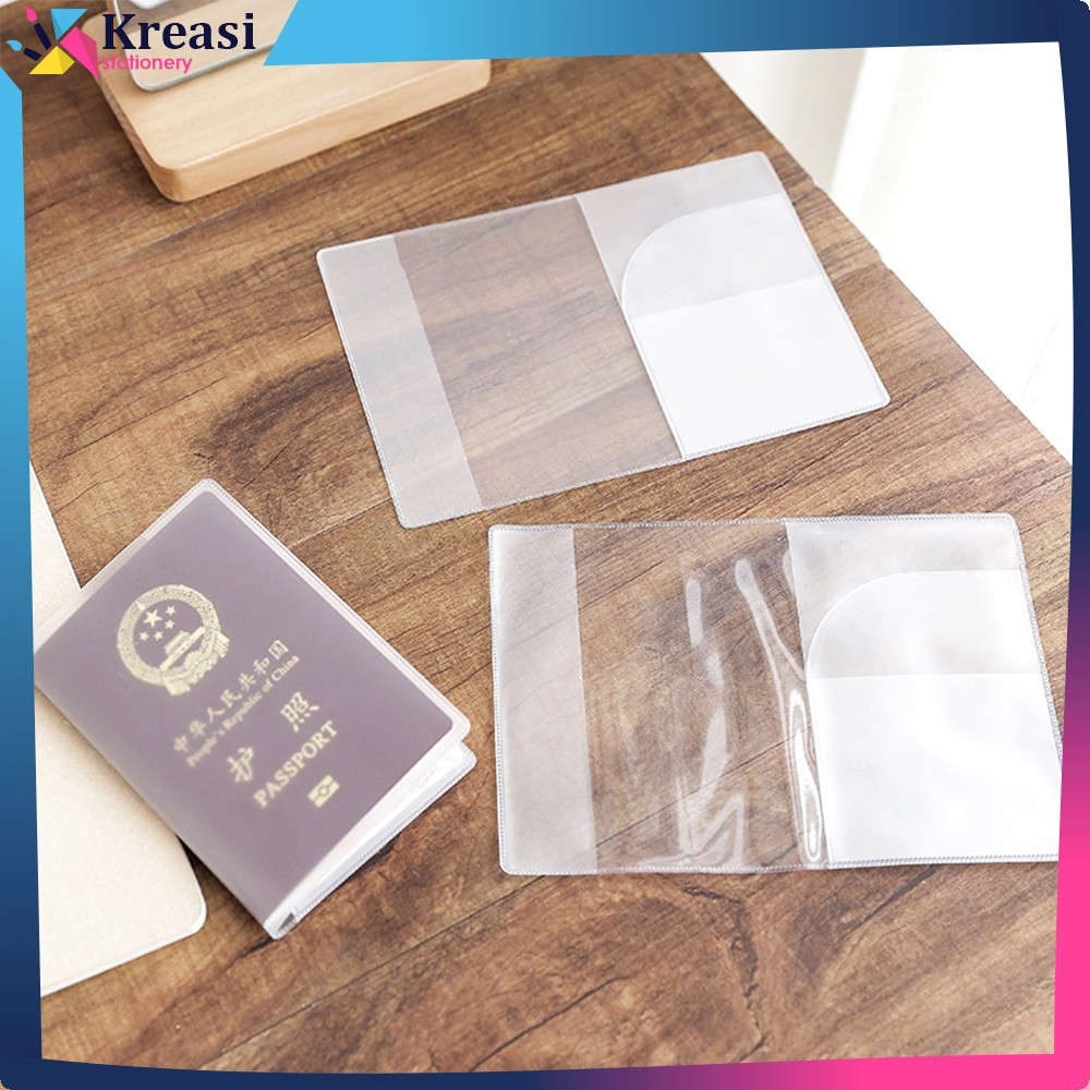Jual Passport Cover Sampul Transparan Plastik Travelmate / Sampul ...