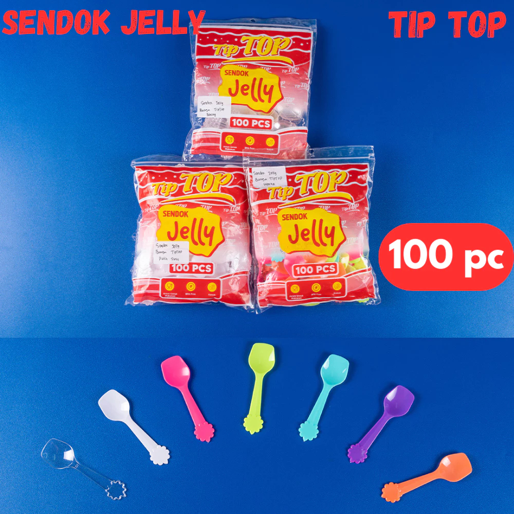 Jual Sendok Jelly Bening Putih Warna 100pcs / Sendok Kecil Jelly Puding ...