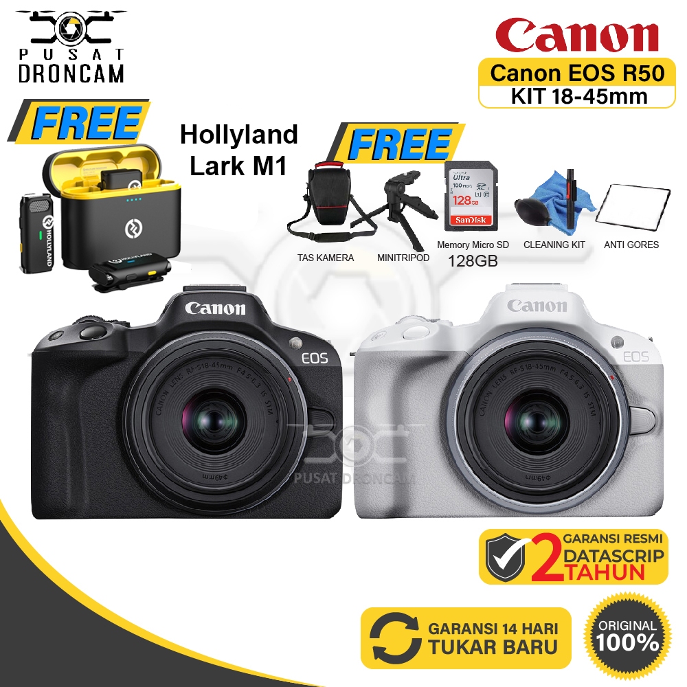 Jual Canon EOS R50 Body Only Mirrorless Camera EOS R 50 Resmi | Shopee Indonesia