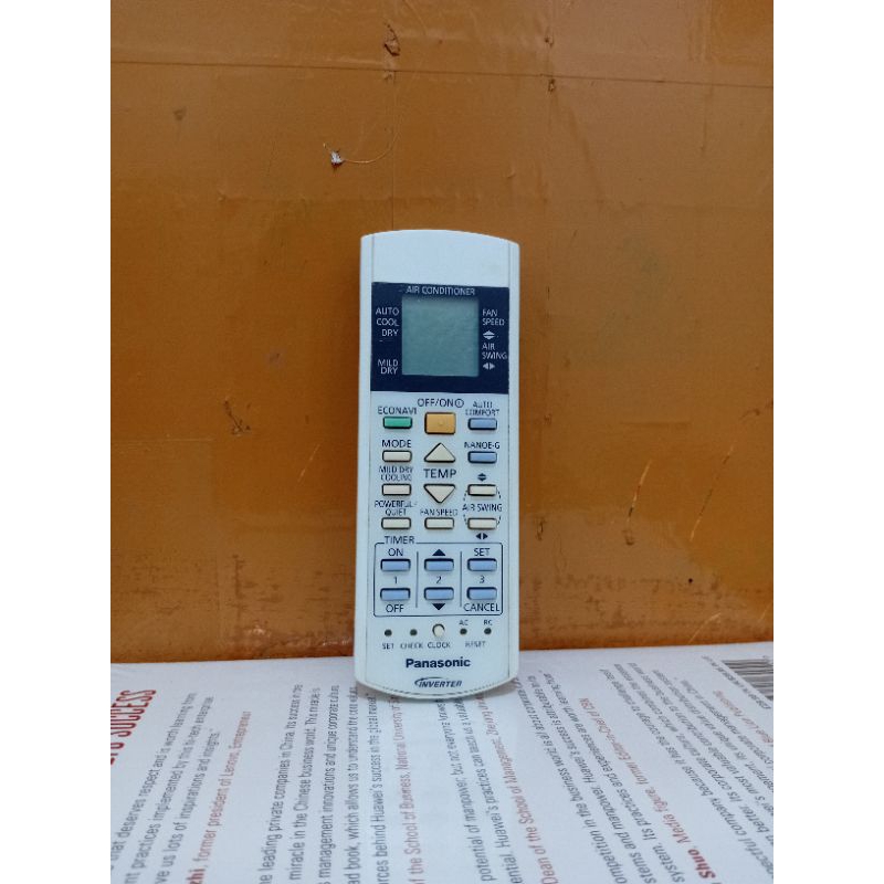 Jual REMOTE AC PANASONIC INVERTER SERI A75C3865 ORIGINAL | Shopee Indonesia