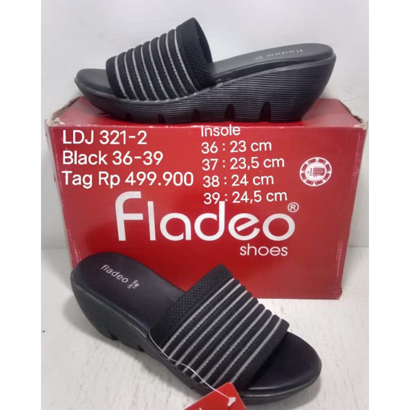Jual SENDAL FLADEO WEDGES WANITA ORIGINAL | Shopee Indonesia