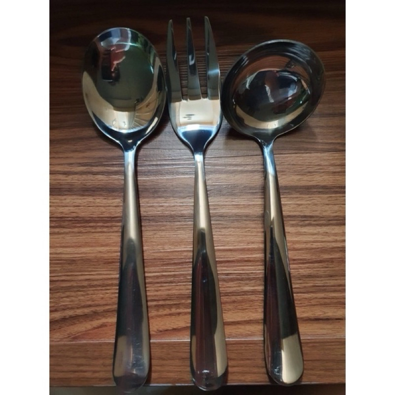 Jual Sendok Sayur Lauk / Serving Spoon / Centong Nasi / Serving Fork ...