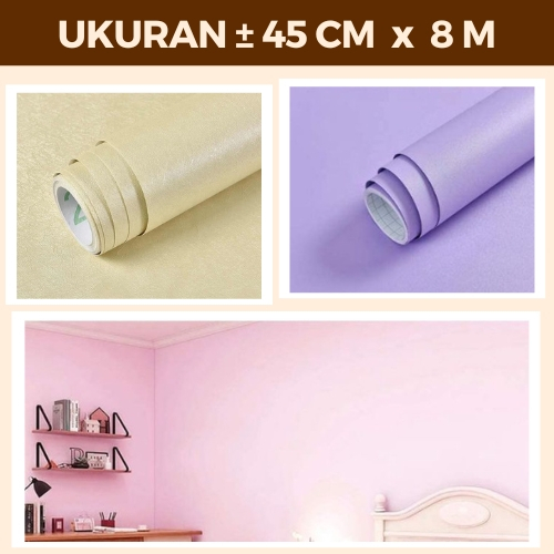 Jual Wallpaper Dinding Rumah Walfafer Stiker Roll Tembok Lemari Meja ...