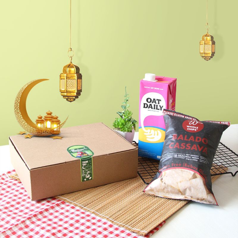 Jual Hampers Ramadhan Oat Daily x Whole Chips - Oat Daily Barista ...
