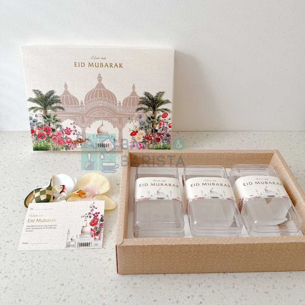 Jual Box lebaran Safiya 2 Or 3 Toples persegi panjang Hampers Box kue ...
