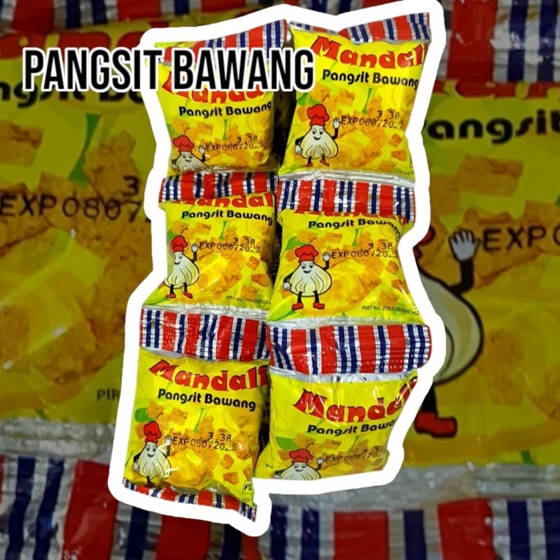 Jual Mandali Pangsit Bawang Snack Jajanan Jadul isi 50 Pcs | Shopee ...