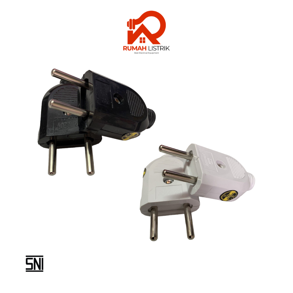 Jual Steker Gepeng Hitam (Colokan Gepeng) Jumbo Lumment 6806 | Shopee ...