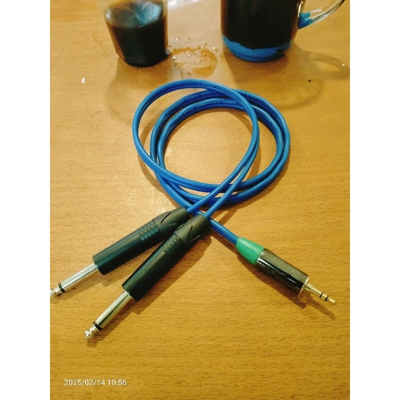 Jual Kabel Audio Kabel HP/Laptop Ke mixer Panjang 1Meter Original ...
