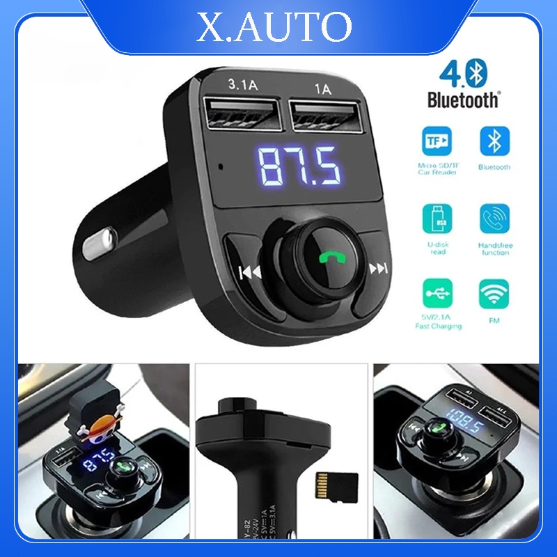 Jual X8 Nirkabel Bluetooth Mobil MP3 Receiver Transmitter Mobil Hands ...