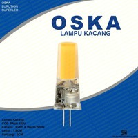 Jual OSKA Lampu LED Halogen Kacang COB 1,5Watt Fitting G4 Kaki Tusuk ...