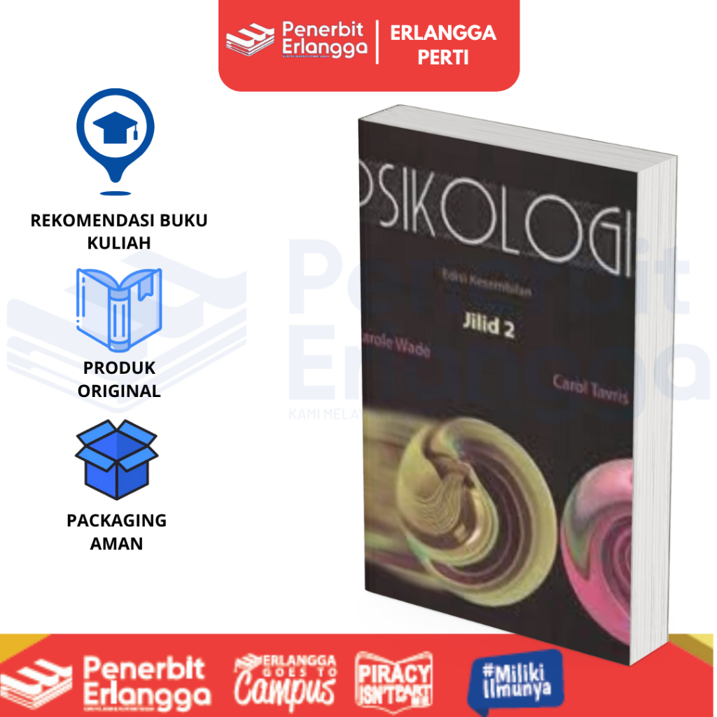 Jual [Erlangga] Buku Referensi: Psikologi Jilid 2 Edisi 9 - Carole Wade & Calor T | Shopee Indonesia