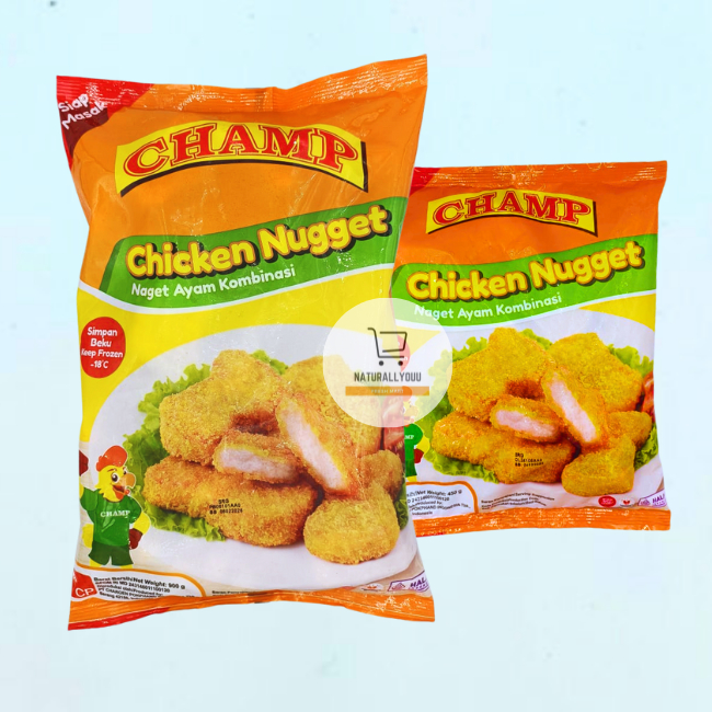 Jual Champ Chicken Nugget Ayam Naget 1KG/ 900GR/ 500GR | Shopee Indonesia