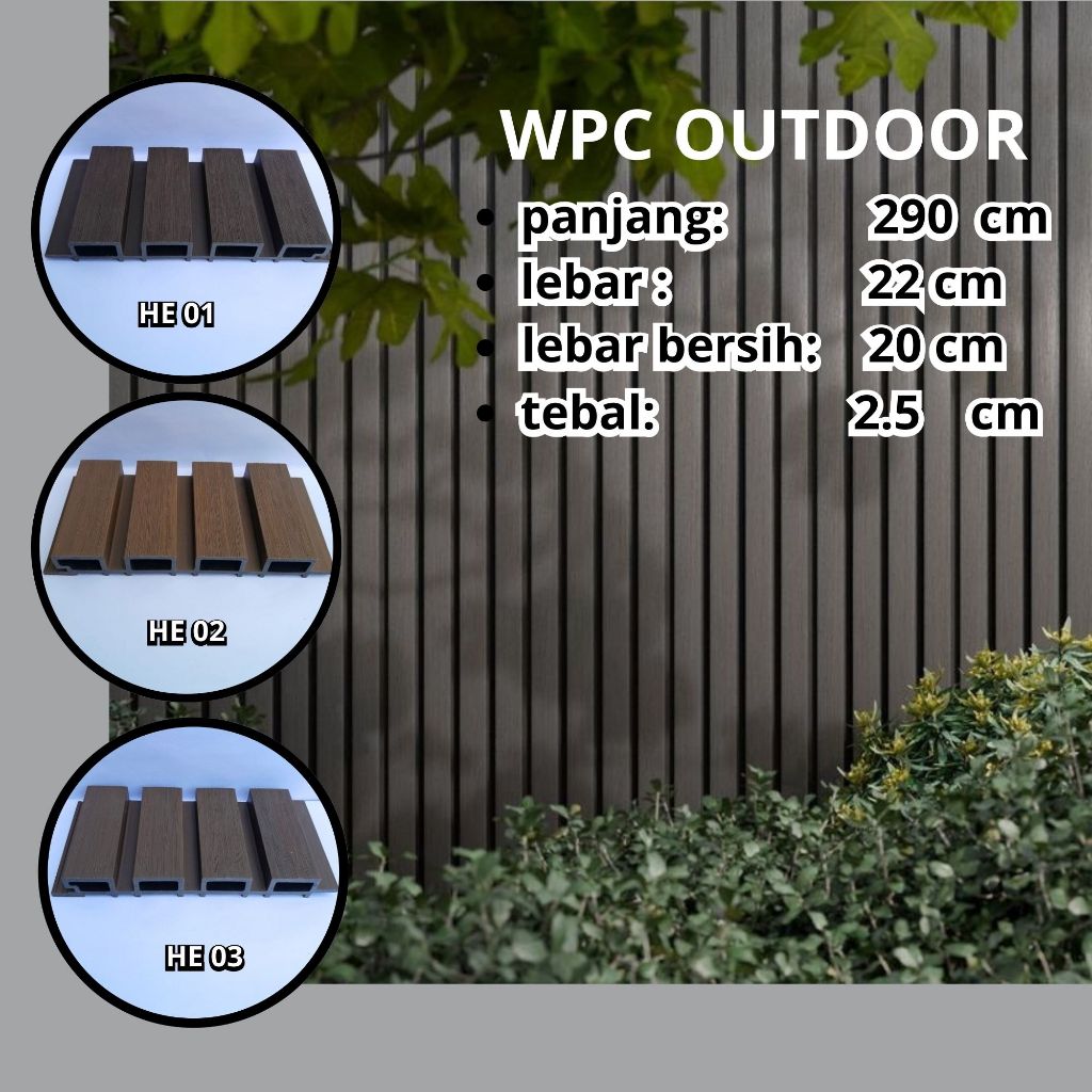 Jual Wall Panel Exterior Rumah Wall Cladding WPC Wood Panel Kisi Kisi ...
