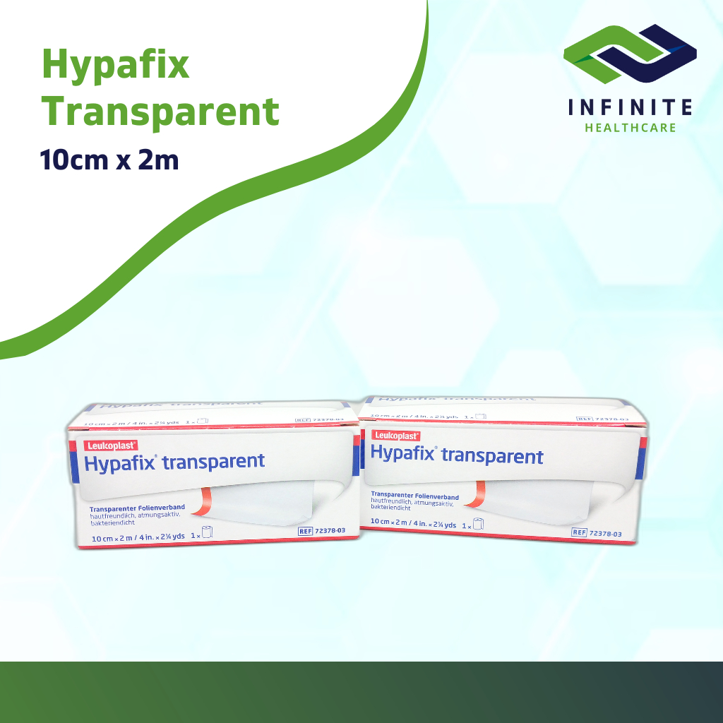 Jual Fixomull Transparent 10cm x 2m Plester Luka Transparan Hypafix ...