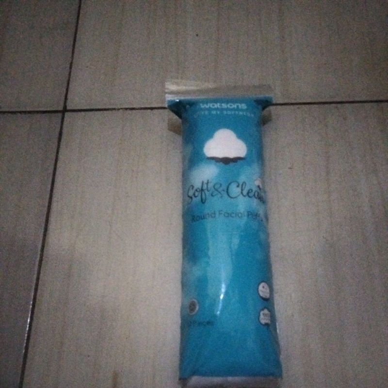 Jual kapas Watson soft & clean round facial puffs 80pcs | Shopee Indonesia