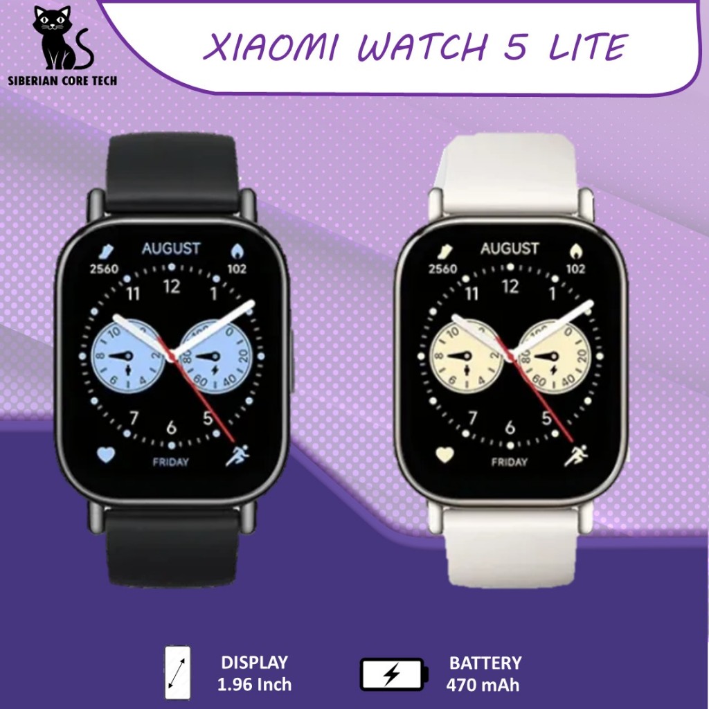 Jual Xiaomi Smart Watch 5 Lite 1.96 inch BLACK / LIGHT GOLD | GARANSI ...