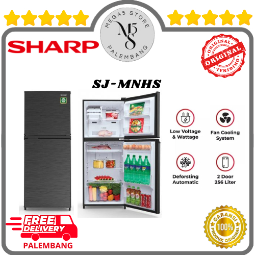 Jual Kulkas Sharp 2 Pintu SJ 195MNHS / 236MNHS / 316MNHS Kulkas 2 Pintu ...