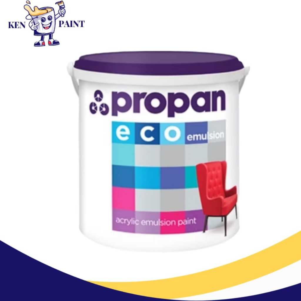 Jual Cat Tembok Propan Eco Emulsion 5 kg READY SEMUA WARNA | Shopee ...