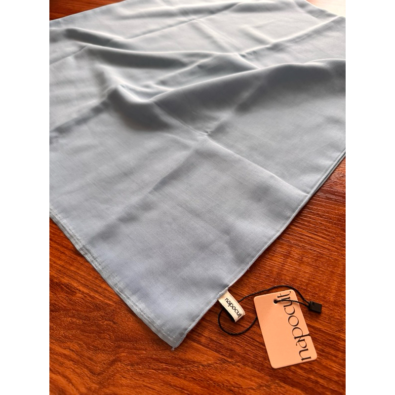Jual Napocut plain scarf - biru muda | Shopee Indonesia