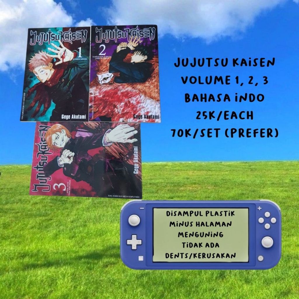 Jual Komik Jujutsu Kaisen Manga Volume 1 2 3 Preloved | Shopee Indonesia